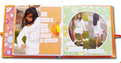 Scrapbook Letters Mini Scrapbook Album